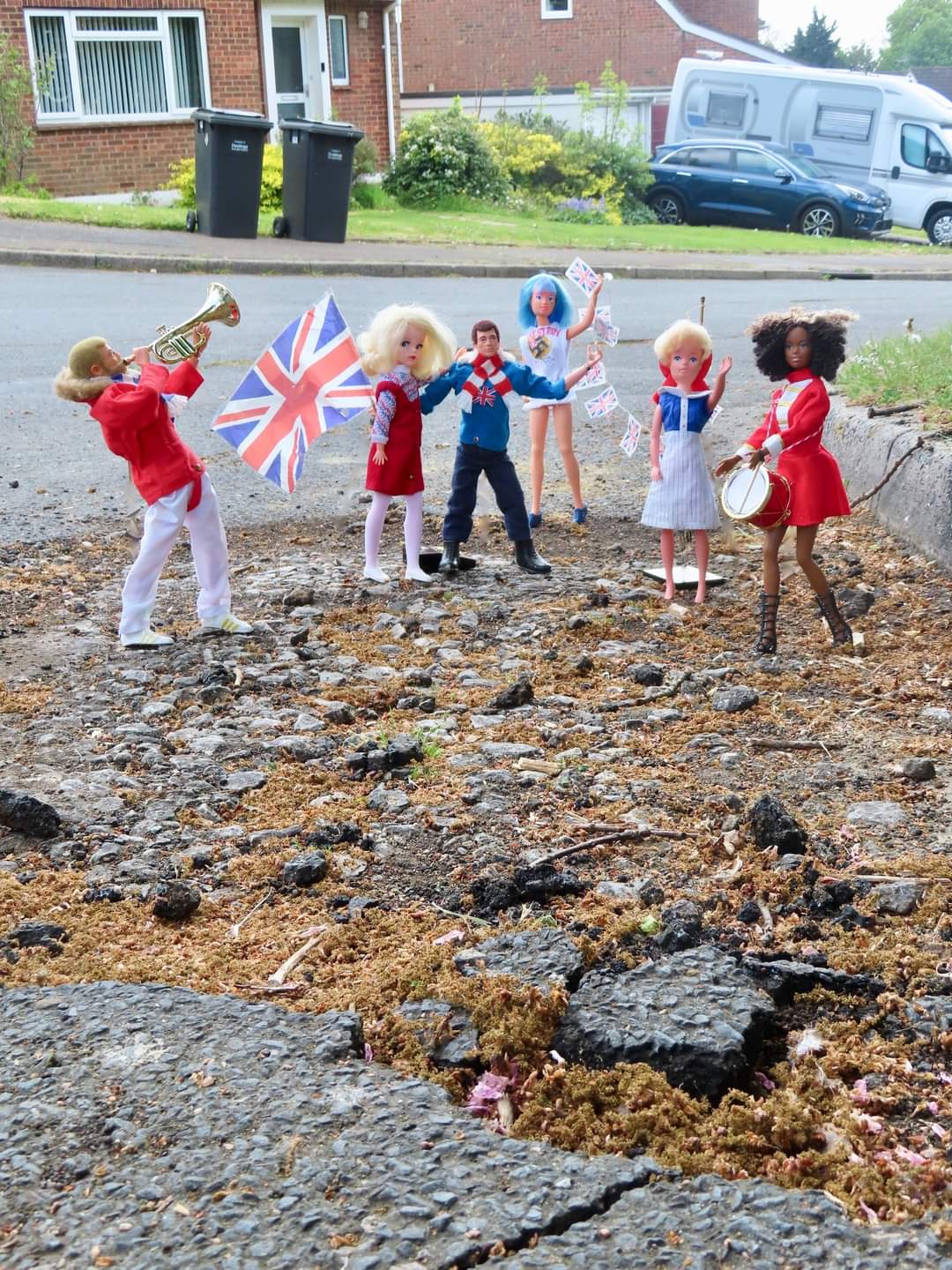 Playful pothole poses | Rye News