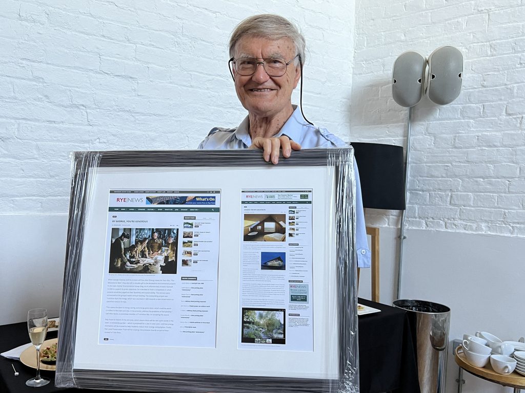 Presentation to founding father | Rye News