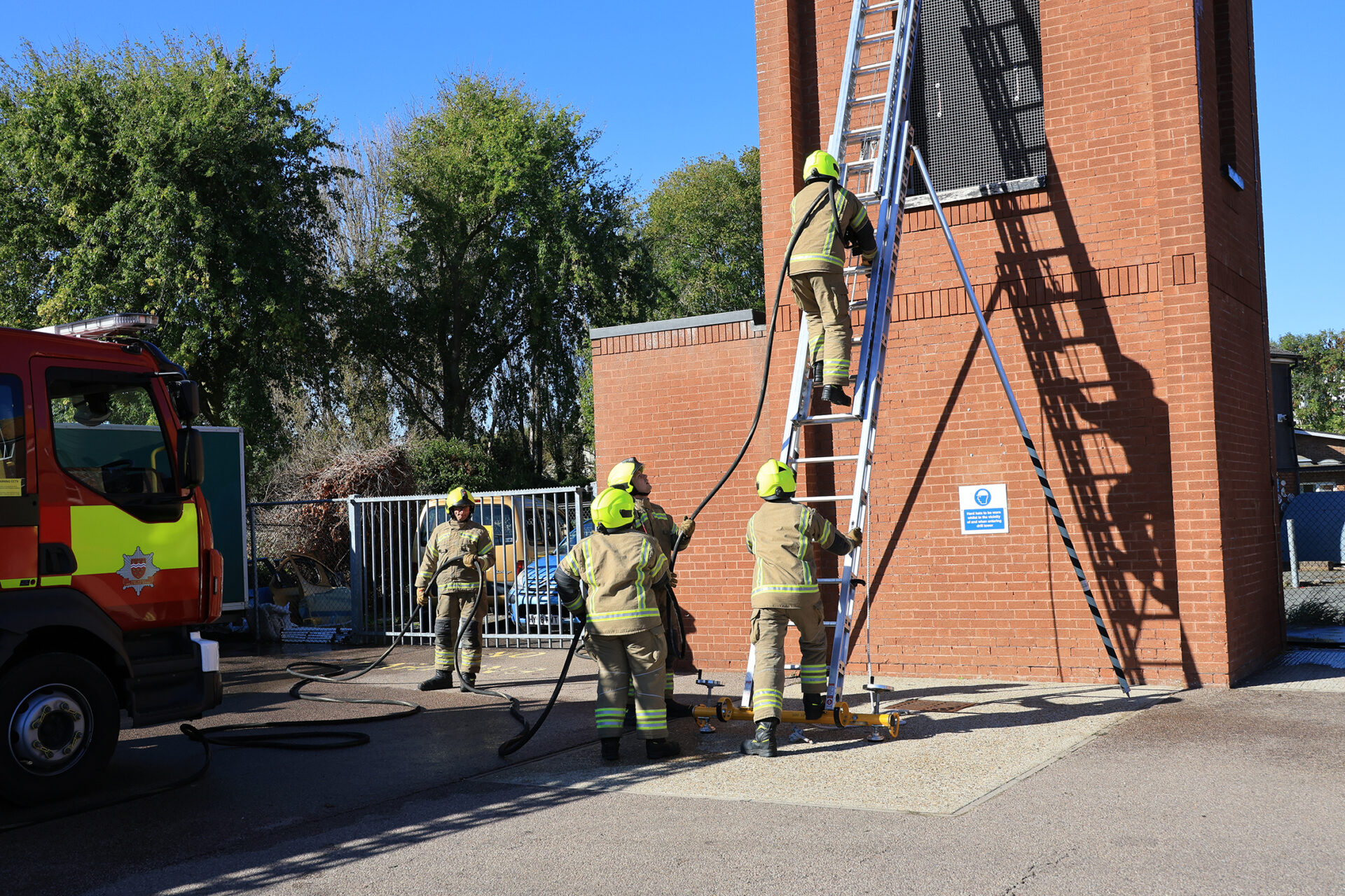 A shout at fire station open day | Rye News