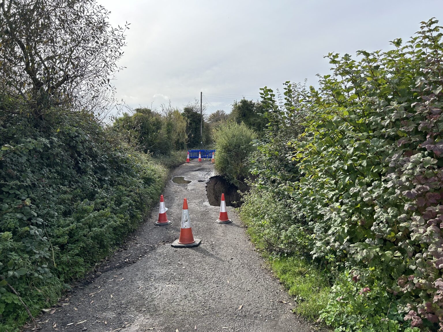 River bank collapse at Brede Sluice | Rye News