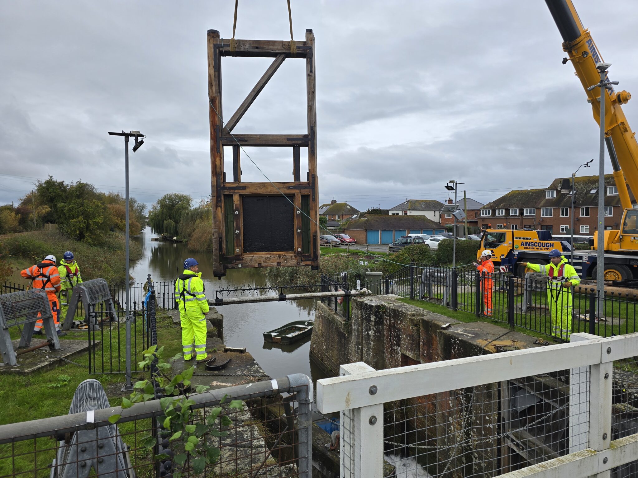 Repairs at Brede sluice | Rye News